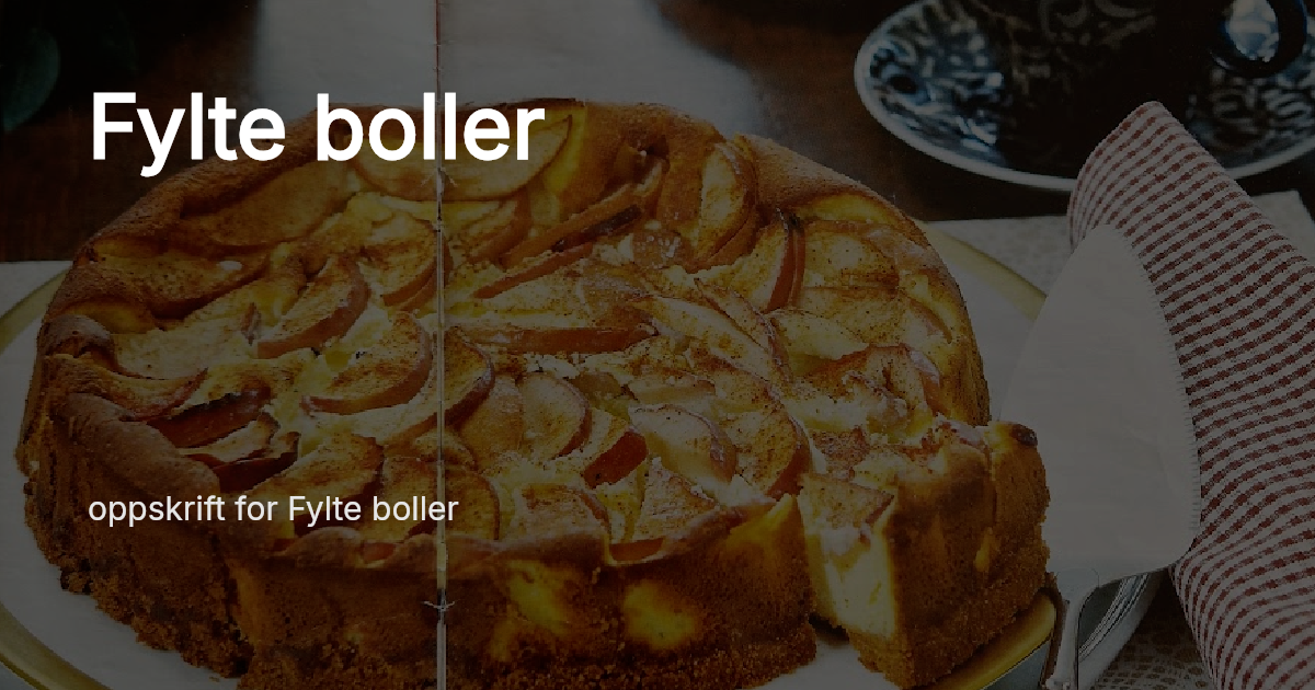Fylte boller