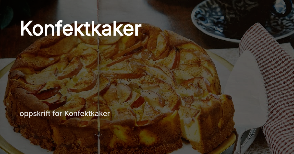Konfektkaker